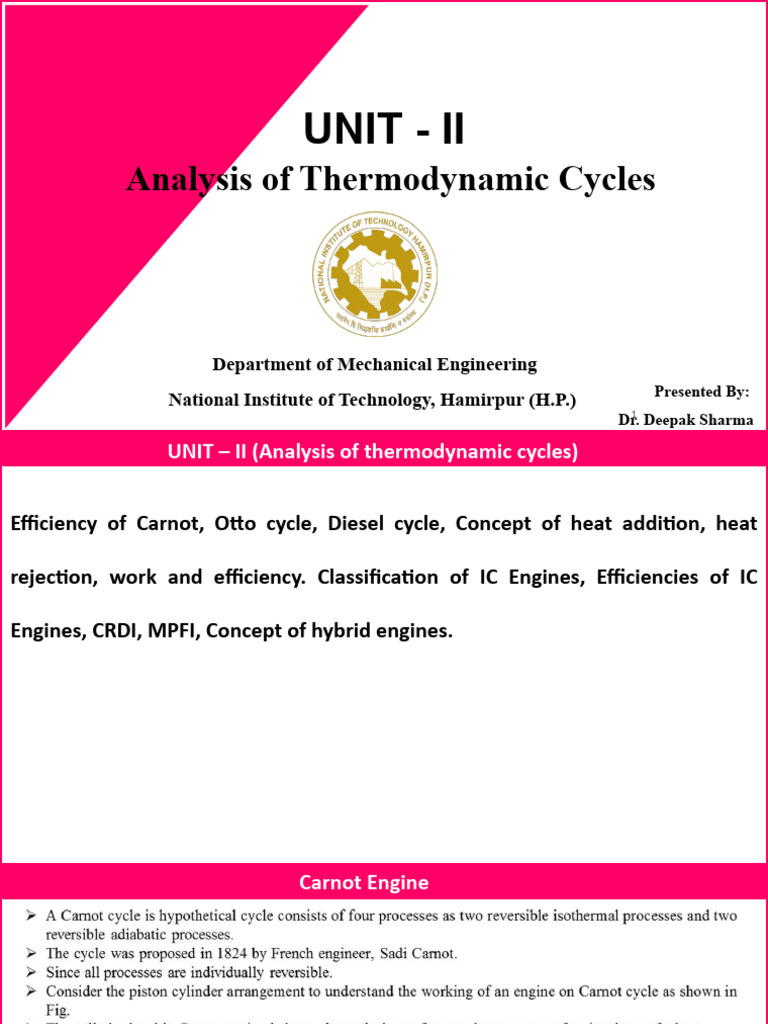 Unit Ii | PDF | Internal Combustion Engine | Fuel Injection