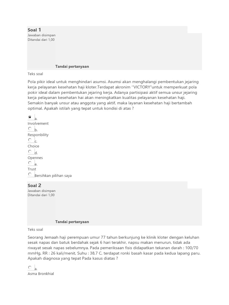 Soal Komprehensif | PDF