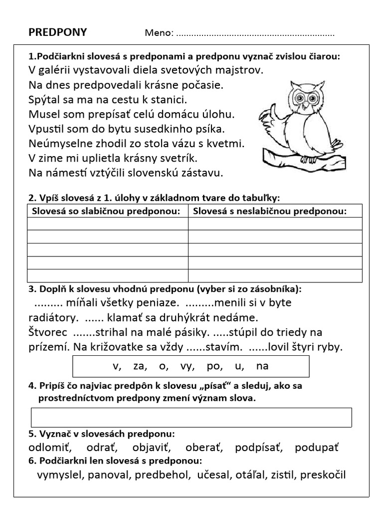 PREDPONY - Malý PL | PDF