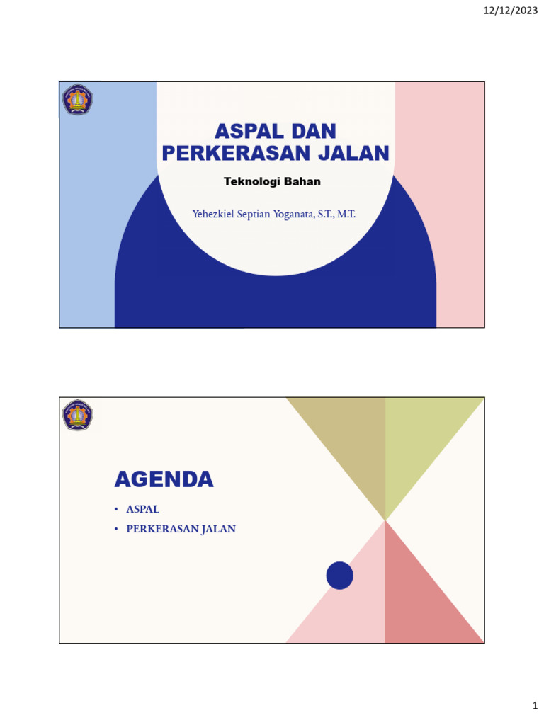 Jenis dan Teknologi Aspal untuk Jalan | PDF