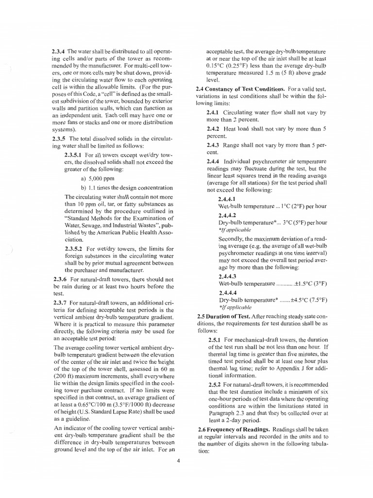 CTI ATC-105-2000 Preview - Acceptance Test Code For Water Cooling ...