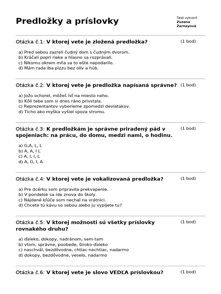 Predložky_a_príslovky | PDF