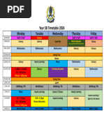 The Study Timetable of SMM Grade - 7 (B) : Day Time Mon Tues Wed Thurs ...