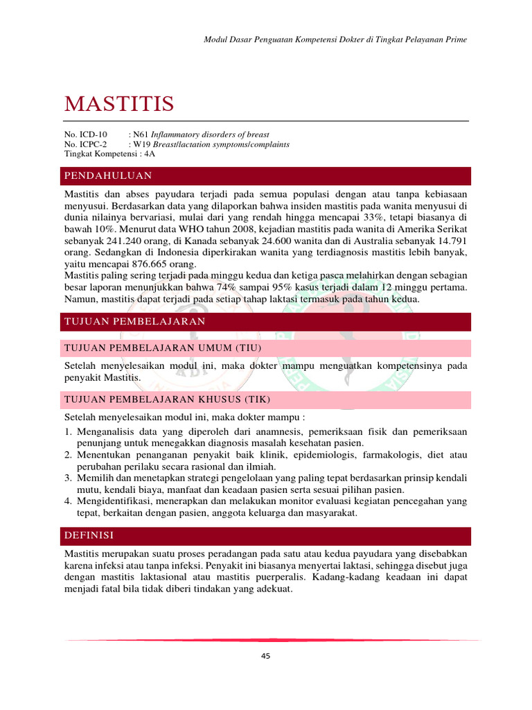 Mastitis | PDF