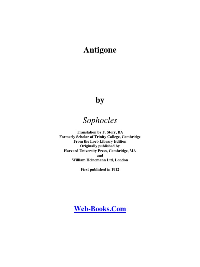 Antigone | PDF | Law | Religion & Spirituality
