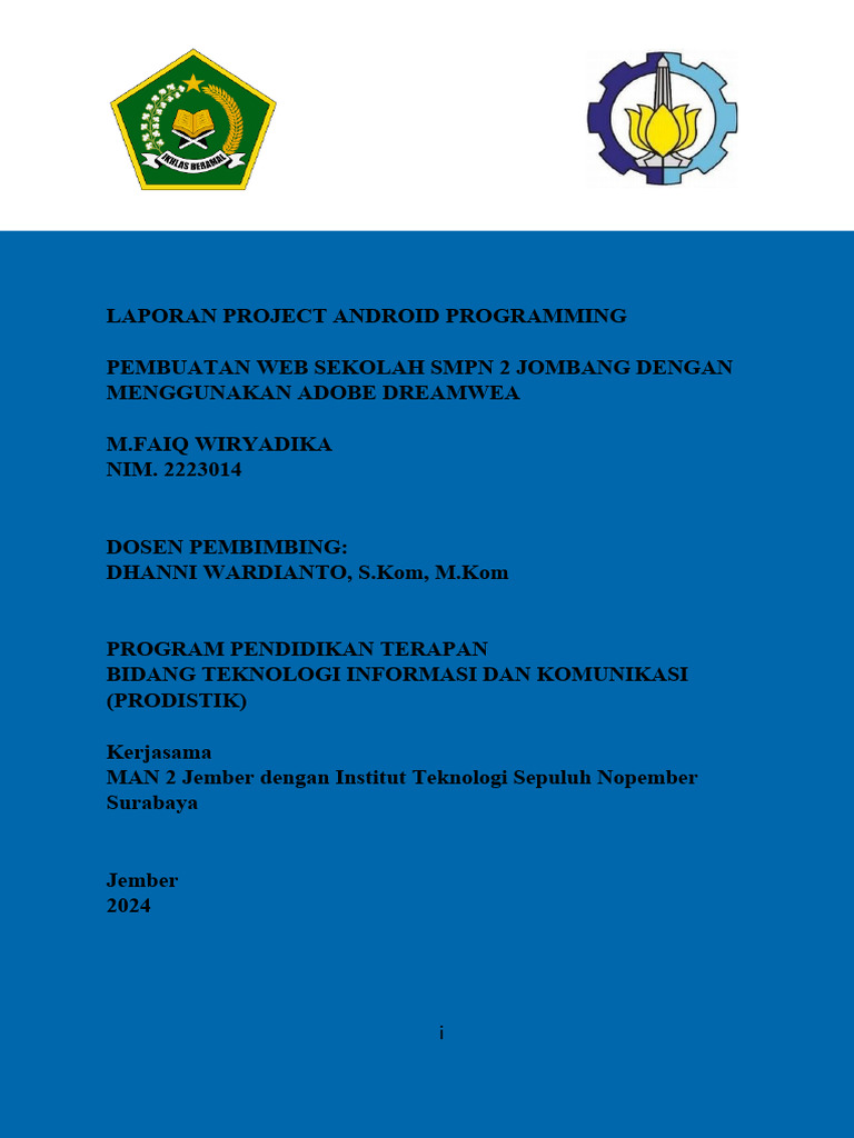 Project Tugas Akhir Prodistik Programing | PDF | Teknologi & Rekayasa