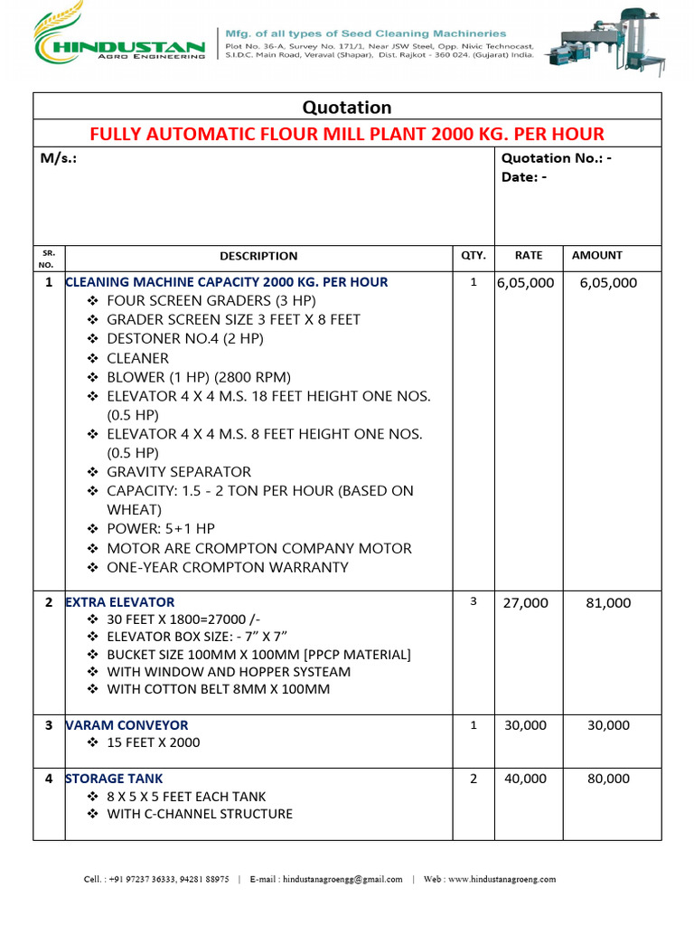 Chakki Atta Plant | PDF | Belt (Mechanical) | Manufactured Goods