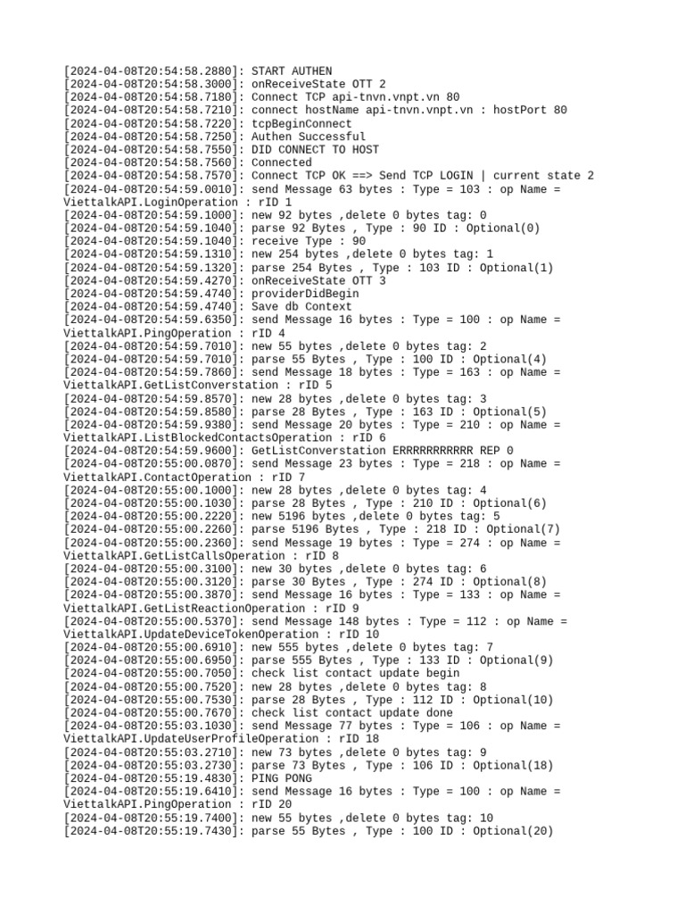 Logfile 0 | PDF | Transmission Control Protocol | Computer Networking