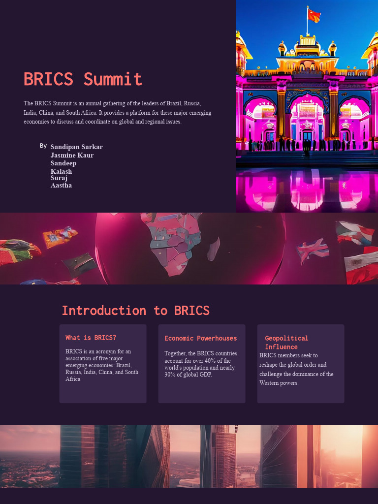 BRICS-Summit GRAND Presentation | PDF | Bric | Governance