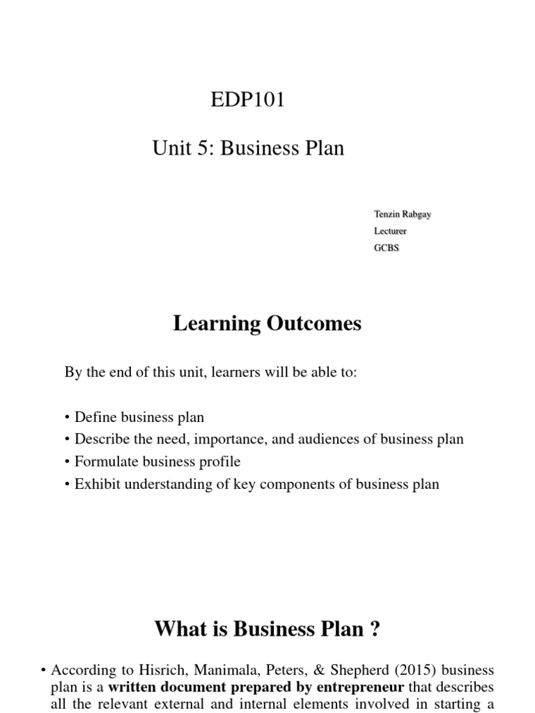 Business Plan | PDF | Business Plan | Business