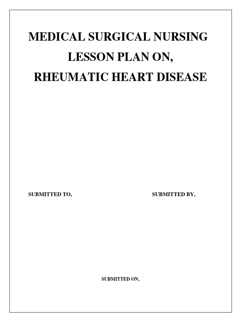 Lesson Plan 7 | PDF | Heart | Cardiovascular System