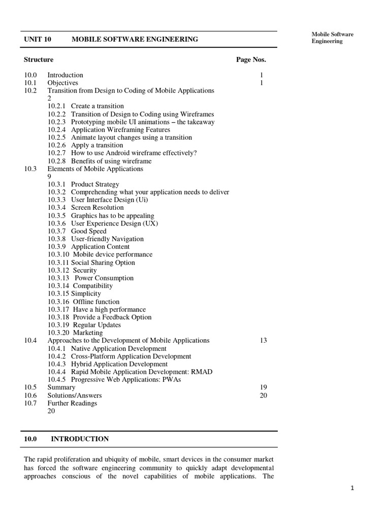 Unit-10 Ajm | Download Free PDF | Swift (Programming Language) | Mobile App