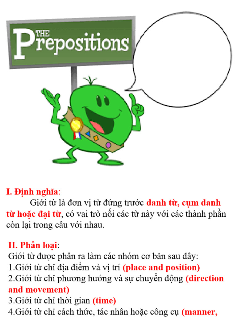 Chuyên Đề 8 Prepositions | PDF