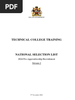 2025 Technical College Application Guide | PDF