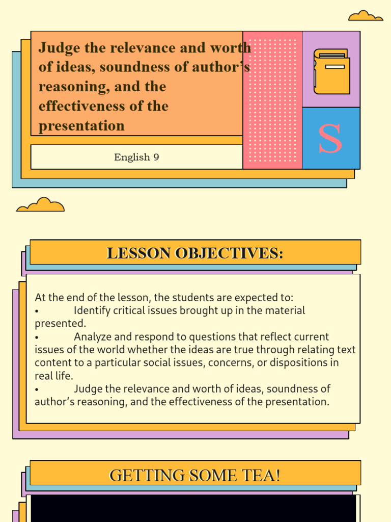 New JUDGE THE RELEVANCE AND WORTH OF IDEAS New. | PDF | Discrimination ...