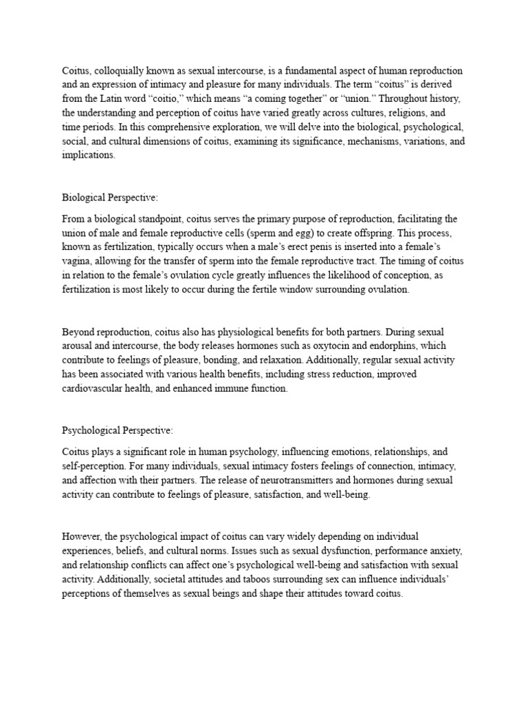 Document6 | PDF | Sexual Intercourse | Human Sexual Activity