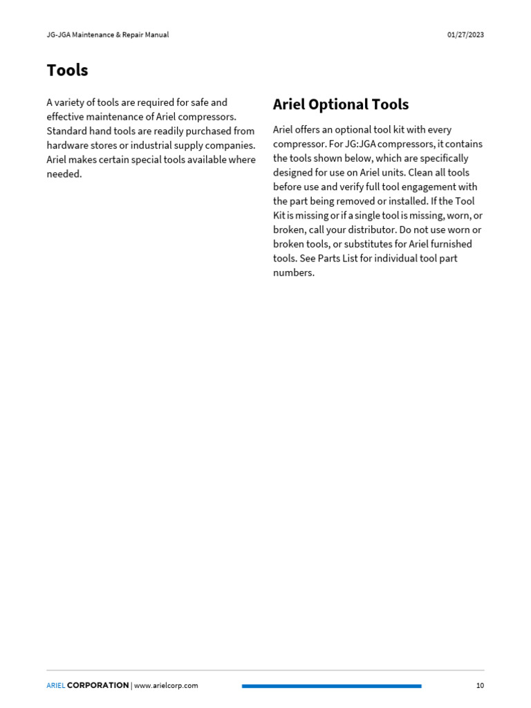 JA-JGA Repair Tools | PDF | Mechanical Engineering | Engines