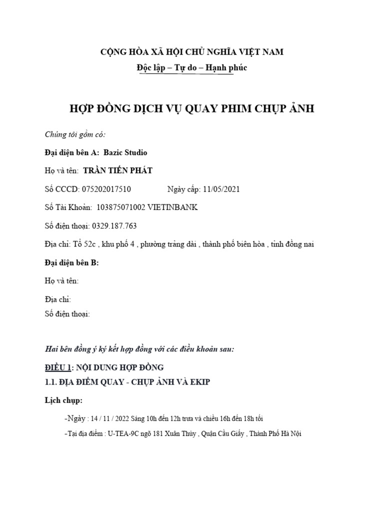 H P Đ NG Khai Trương | PDF