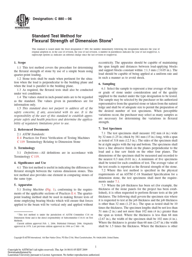 C880 | PDF | Bending | Copyright