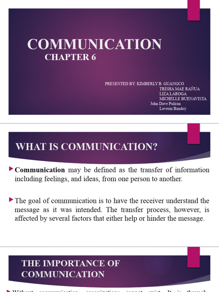 Communication | Download Free PDF | Communication | Nonverbal Communication
