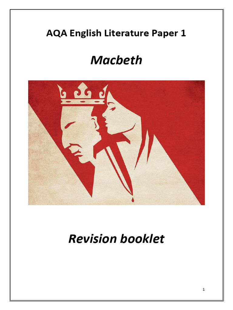 Macbeth Revision Booklet | PDF | Macbeth