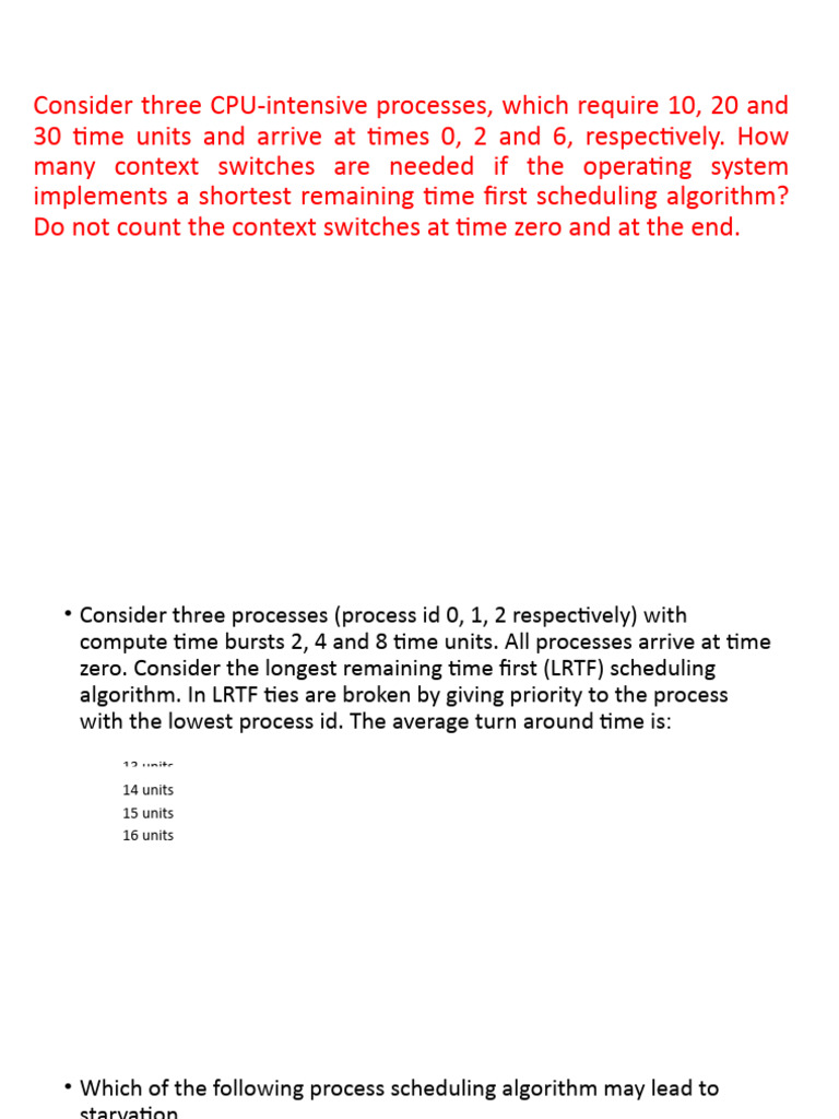 CPU Scheduling Algorithms and Context Switching | PDF | Scheduling (Computing) | Process (Computing)