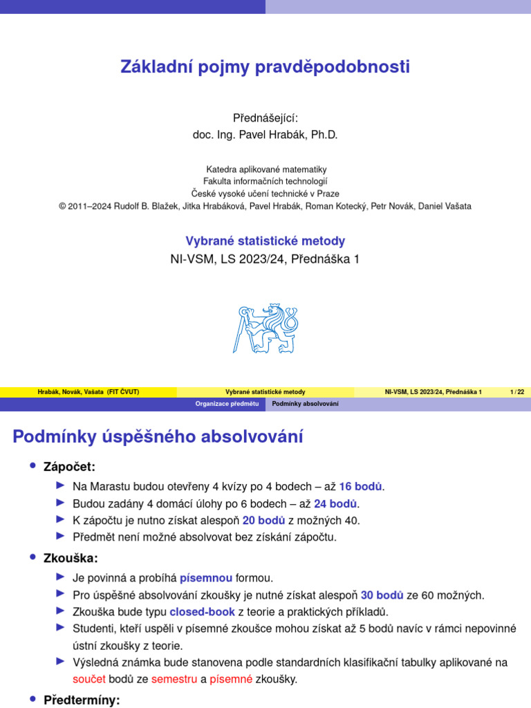 NI VSM Lec 01 Slides | PDF