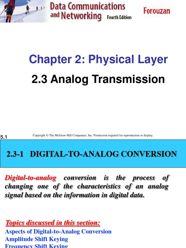 Lesson 2 - 3 Analog Transmission | PDF | Modulation | Frequency Modulation