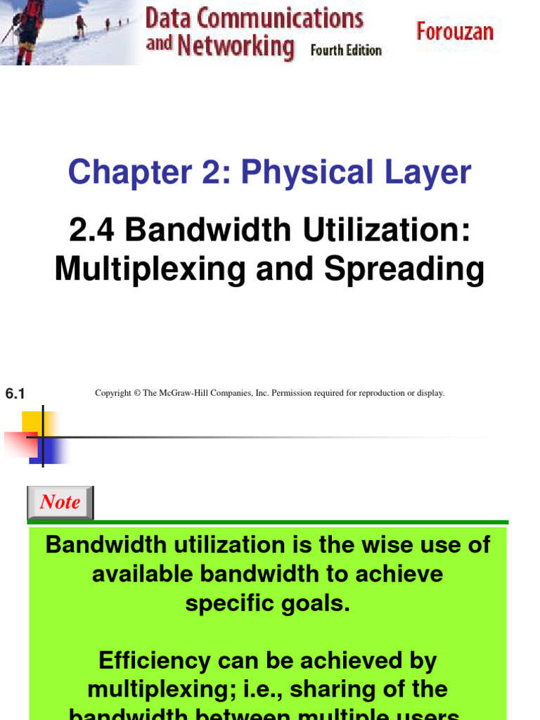Lesson 2 - 4 Bandwidth Utilization | Download Free PDF | Multiplexing ...
