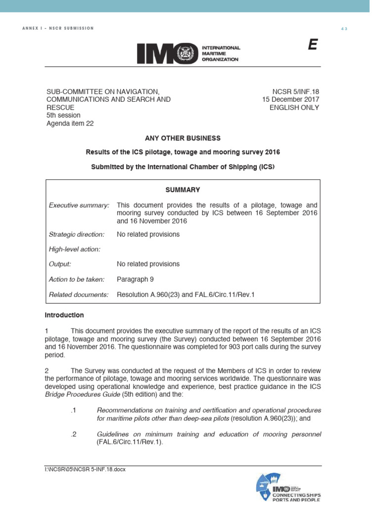 IGP I Pilotage Report 1 Pp23,24,25 | PDF | Maritime Pilot