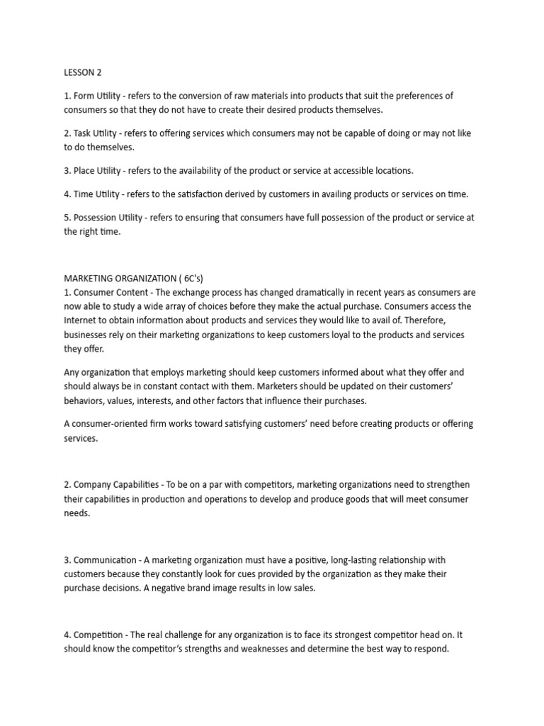 Document | PDF | Marketing | Customer