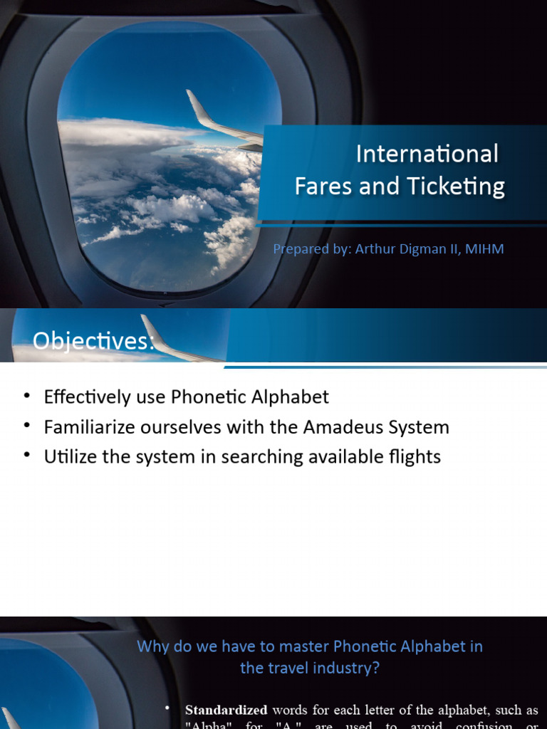 Amadeus Introduction | PDF | Civil Aviation | Airlines