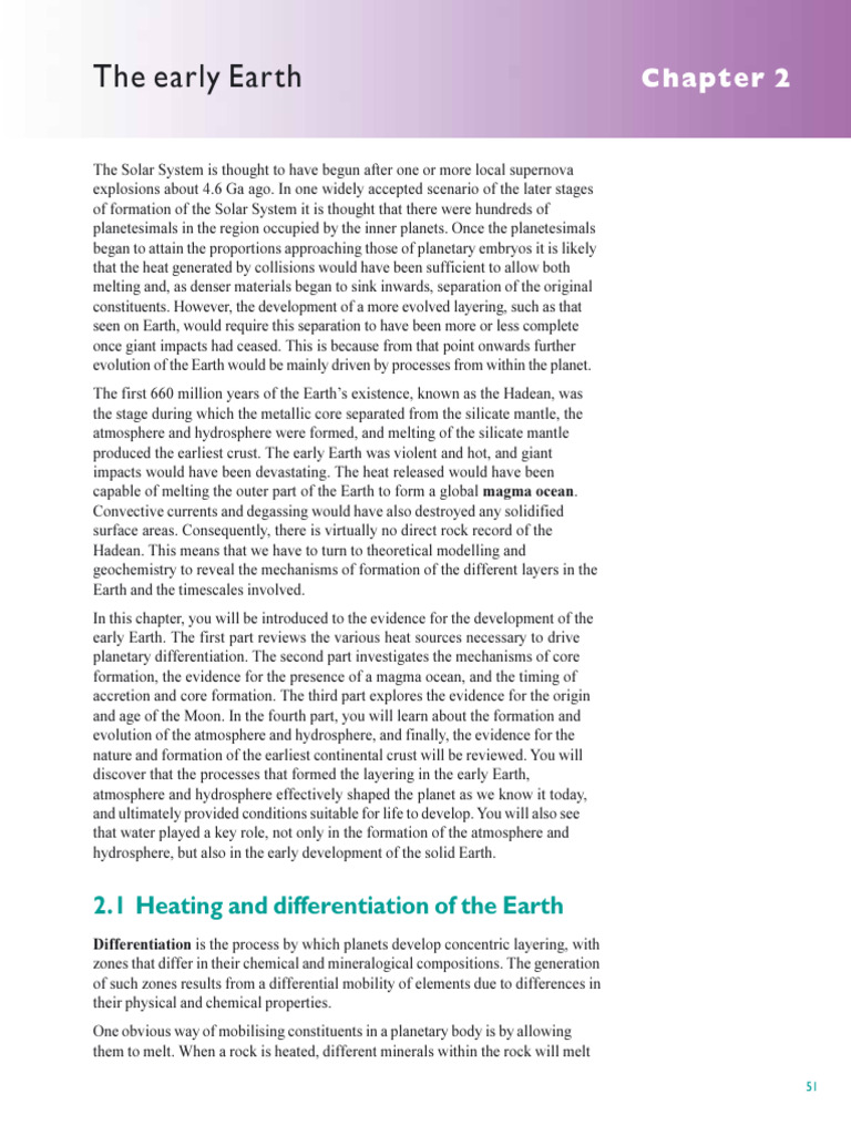 Chapter 2 | PDF | Radioactive Decay | Planetary Core