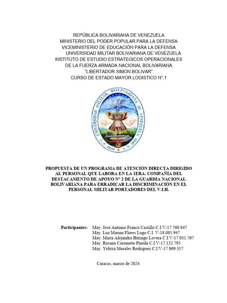 Trabajo Grupal Practico Equipo #1 | PDF | Manejo del VIH / SIDA | VIH