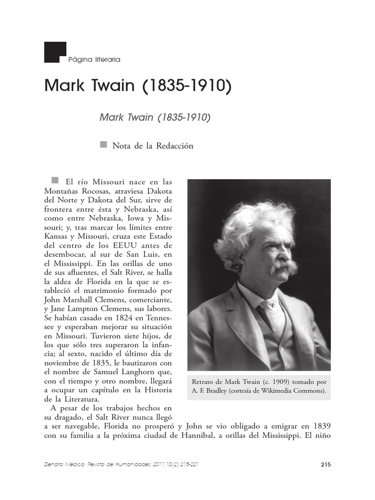 Mark Twain | PDF | Mark Twain