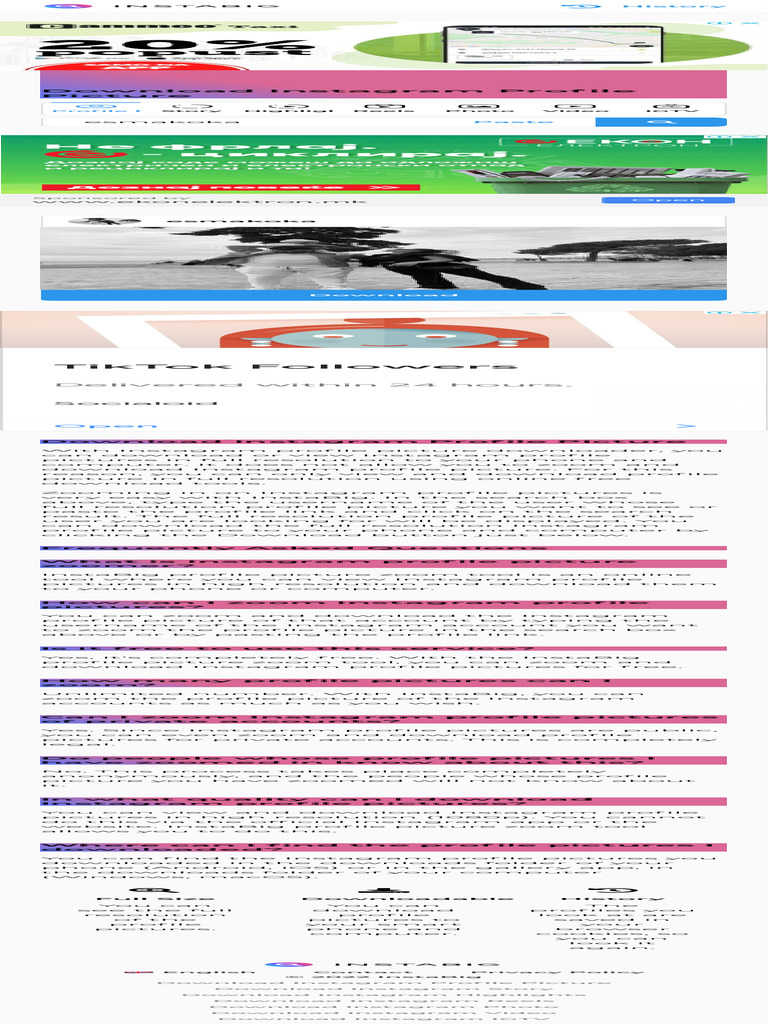 InstaDP Download Instagram Profile Picture - Inst… | PDF | Software ...