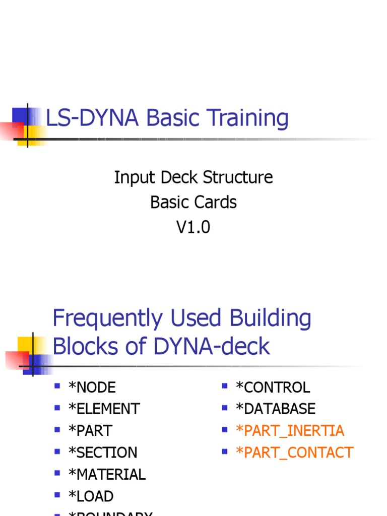 LS DYNA Basic Cards | Yield (Engineering) | Solid Mechanics