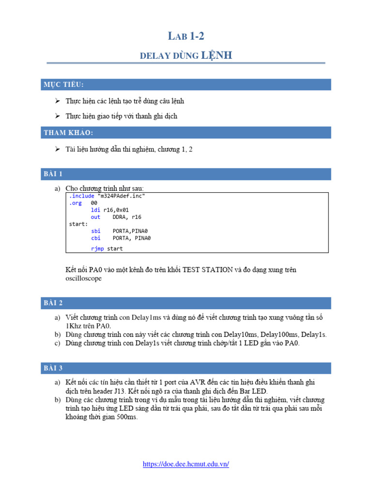 LAB1 2 VXL Nhom2 DT02 | PDF