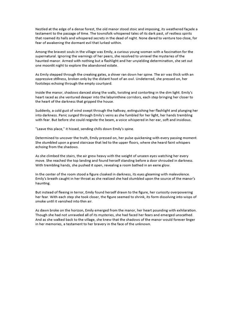 Shadows of The Manor | PDF