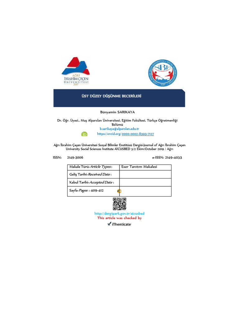 Eser Tanitim - ST D - Zey D - Nme Becer - Ler - (#641183) - 845514 | PDF