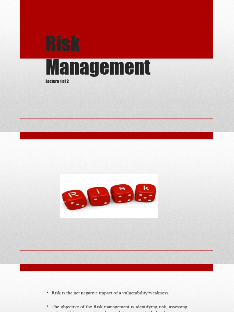 Risk Management Process | PDF | Risk | Vulnerability (Computing)