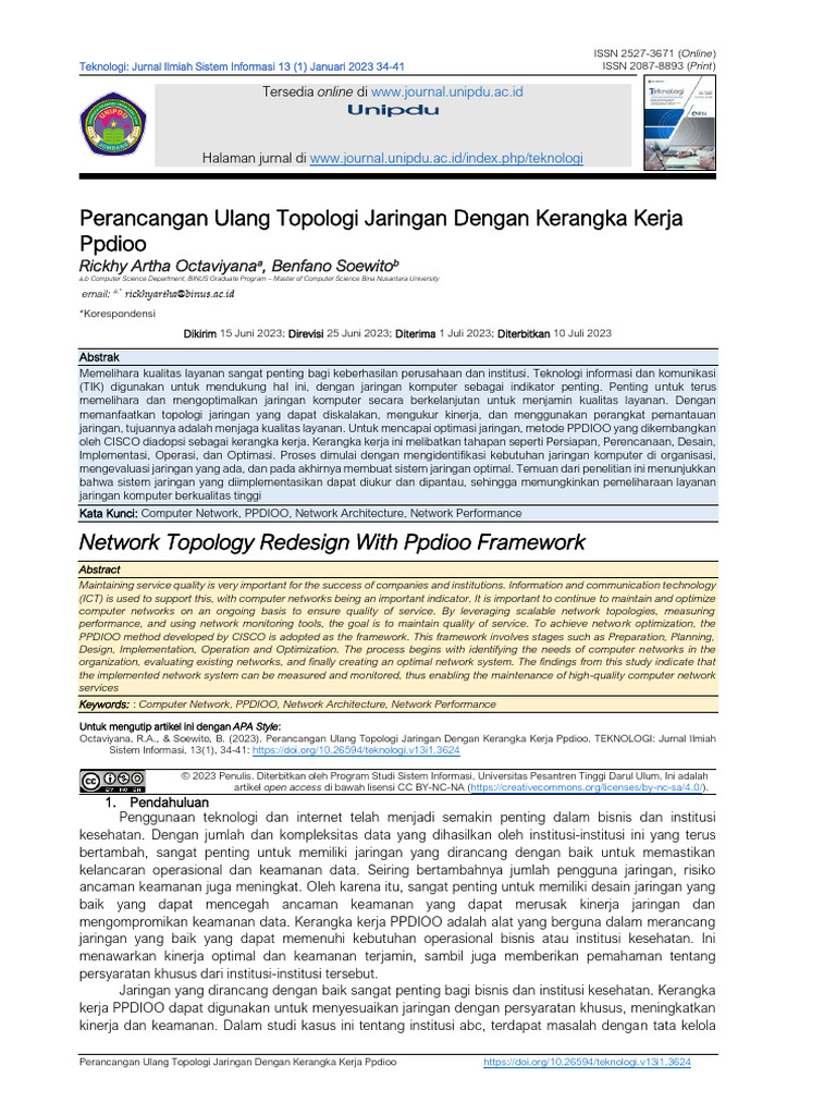 Optimasi Jaringan dengan PPDIOO | PDF