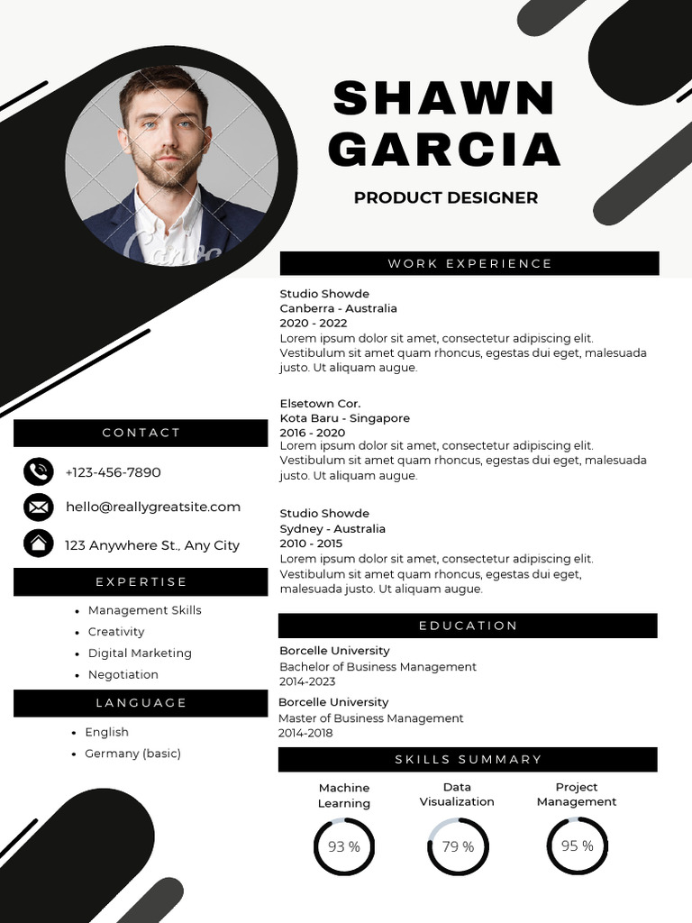 SHAWN GARCIA's CV | PDF | Business | Art