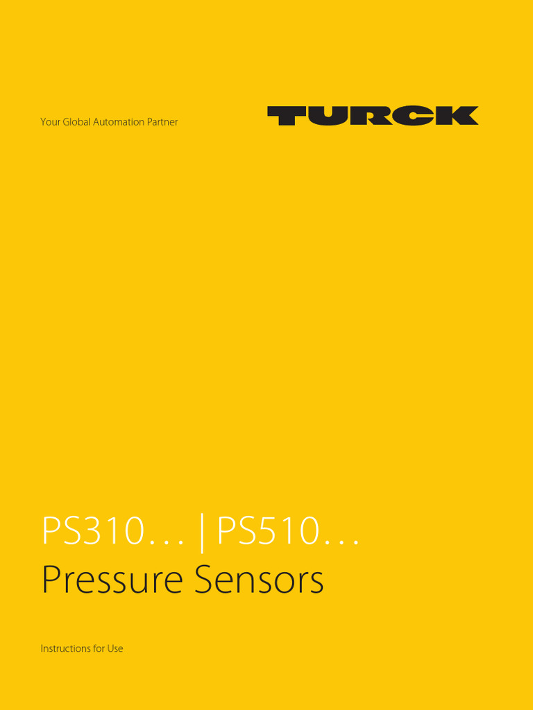 Turck Pressure Sensor | PDF | Bipolar Junction Transistor | Sensor