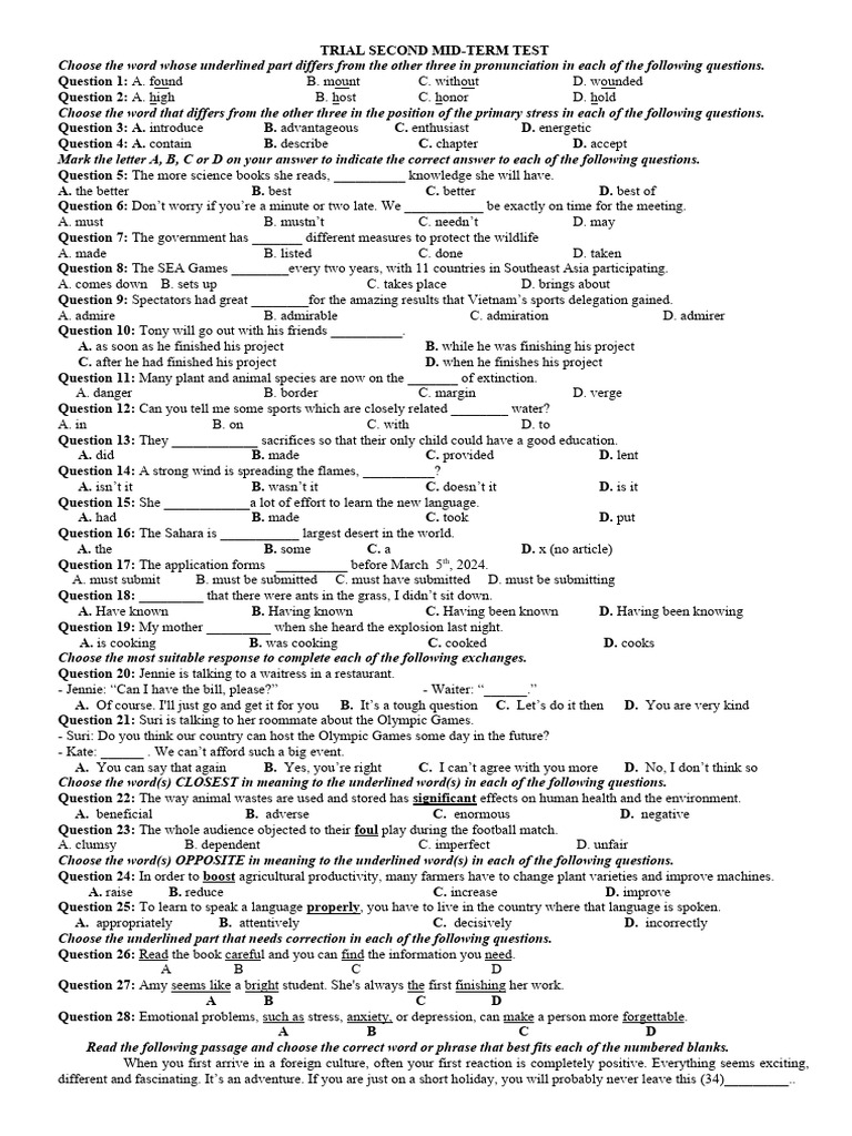 ĐỀ LT GK II | PDF | Green Building | Bali