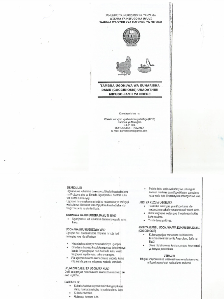 Ugonjwa Wa Kuharisha Damu | PDF