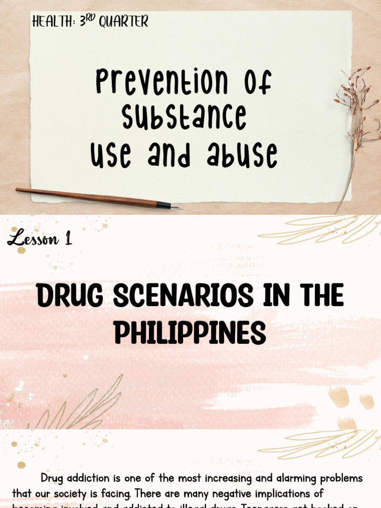 Q3 Health Lesson 1 2 | PDF | Substance Abuse | Stimulant
