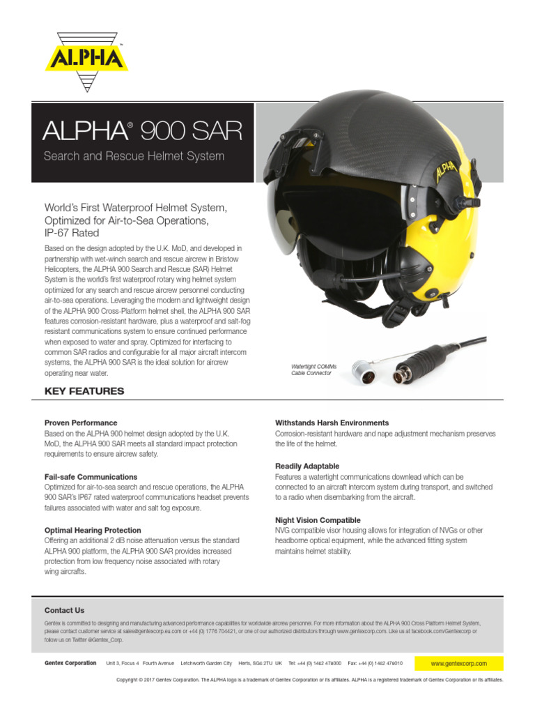 Alpha 900 Sar | PDF | Search And Rescue | Electronics