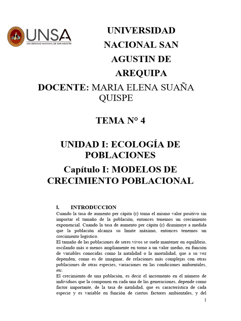 Epc 4 | PDF | Crecimiento de la población | Población