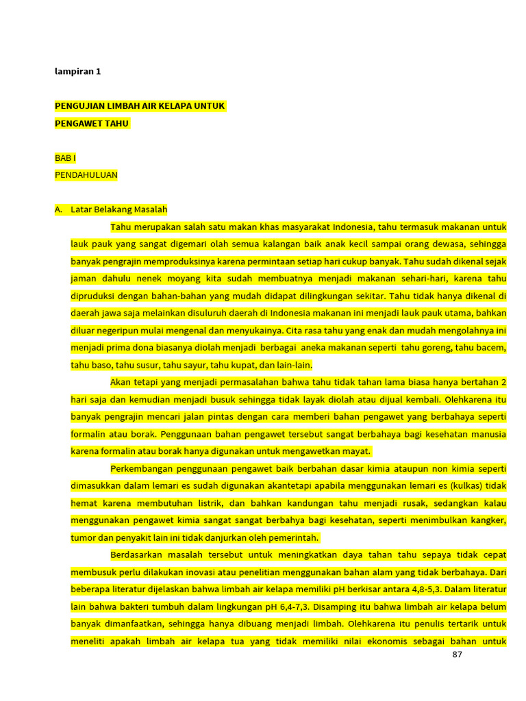 Lampiran Contoh Karya Ilmiah | PDF